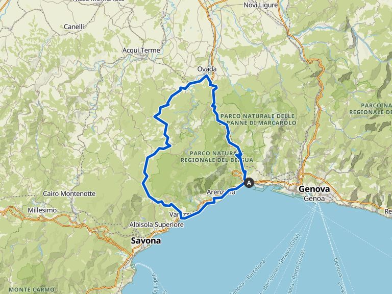 brevetto 2024 percorso 1 voltri giovo Sassello bric berton ovada | giro ...